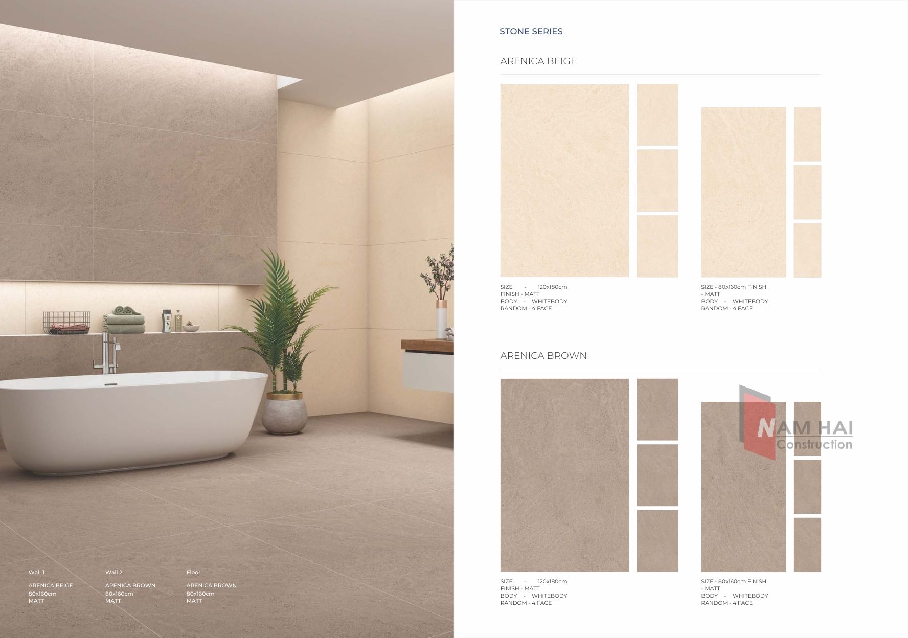 Gạch đá Neolith by Axi Marble - Gạch Ấn Độ Sunhearrt - VLXD Nam Hải