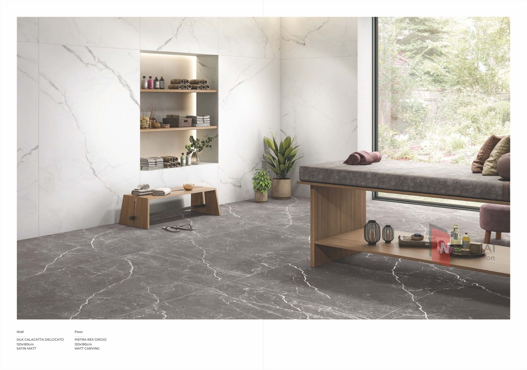 Gạch đá Neolith by Axi Marble - Gạch Ấn Độ Sunhearrt - VLXD Nam Hải